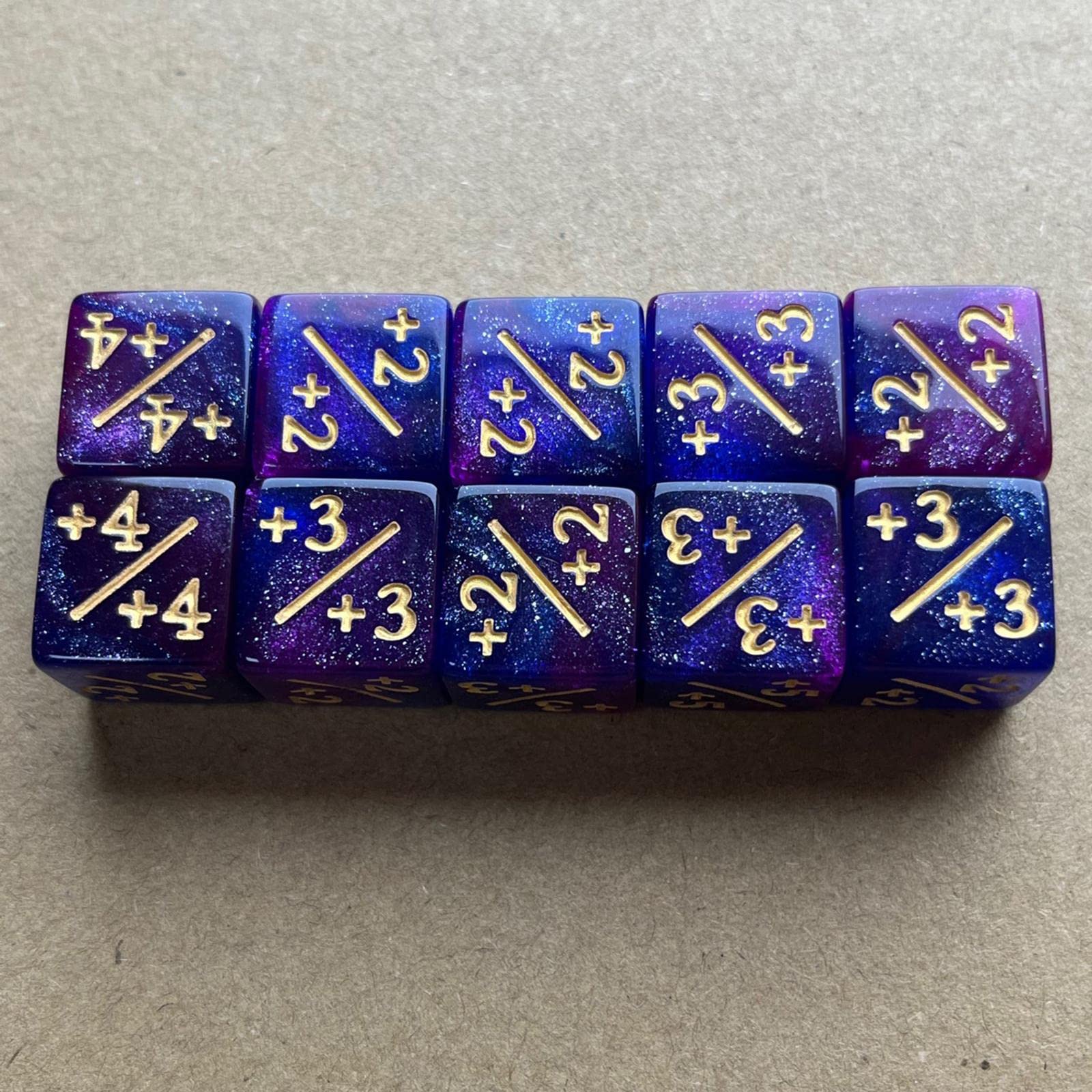 Colcolo 20x Dice Standard Dice Squares Board Game Addition Subtraction Dice Math Counting Education Double Color Six Sided Symbols