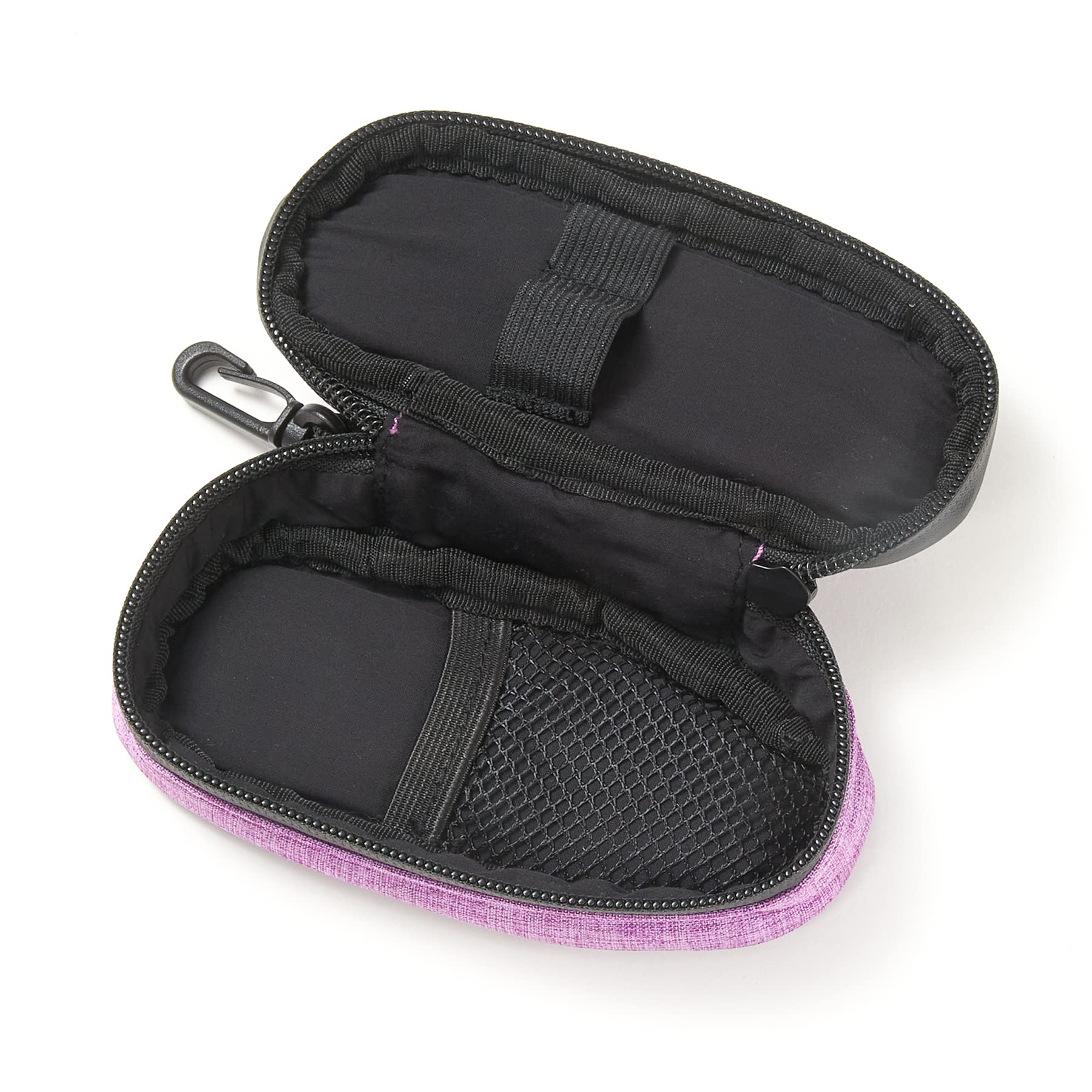 CANNY Stash Tobacco Pipe Bag – Smell Proof Travel Bag – Odor Resistant Protective Case - Storage Container with Activated Carbon - Padded for Glass Pieces (PURPLE)