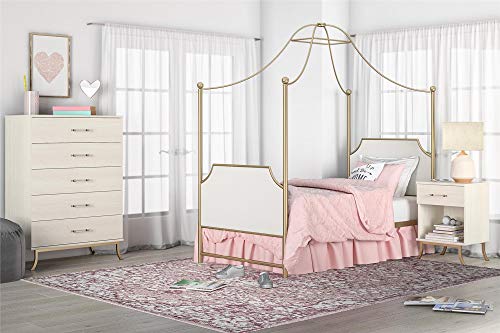 Little Seeds Monarch Hill Clementine White Nightstand, Ivory Oak