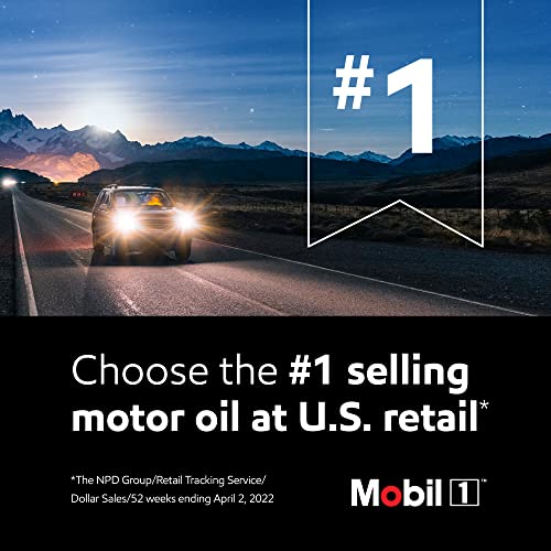 Mobil 1 Advanced Full Synthetic Motor Oil 5W-30, 6-pack of 1 quarts