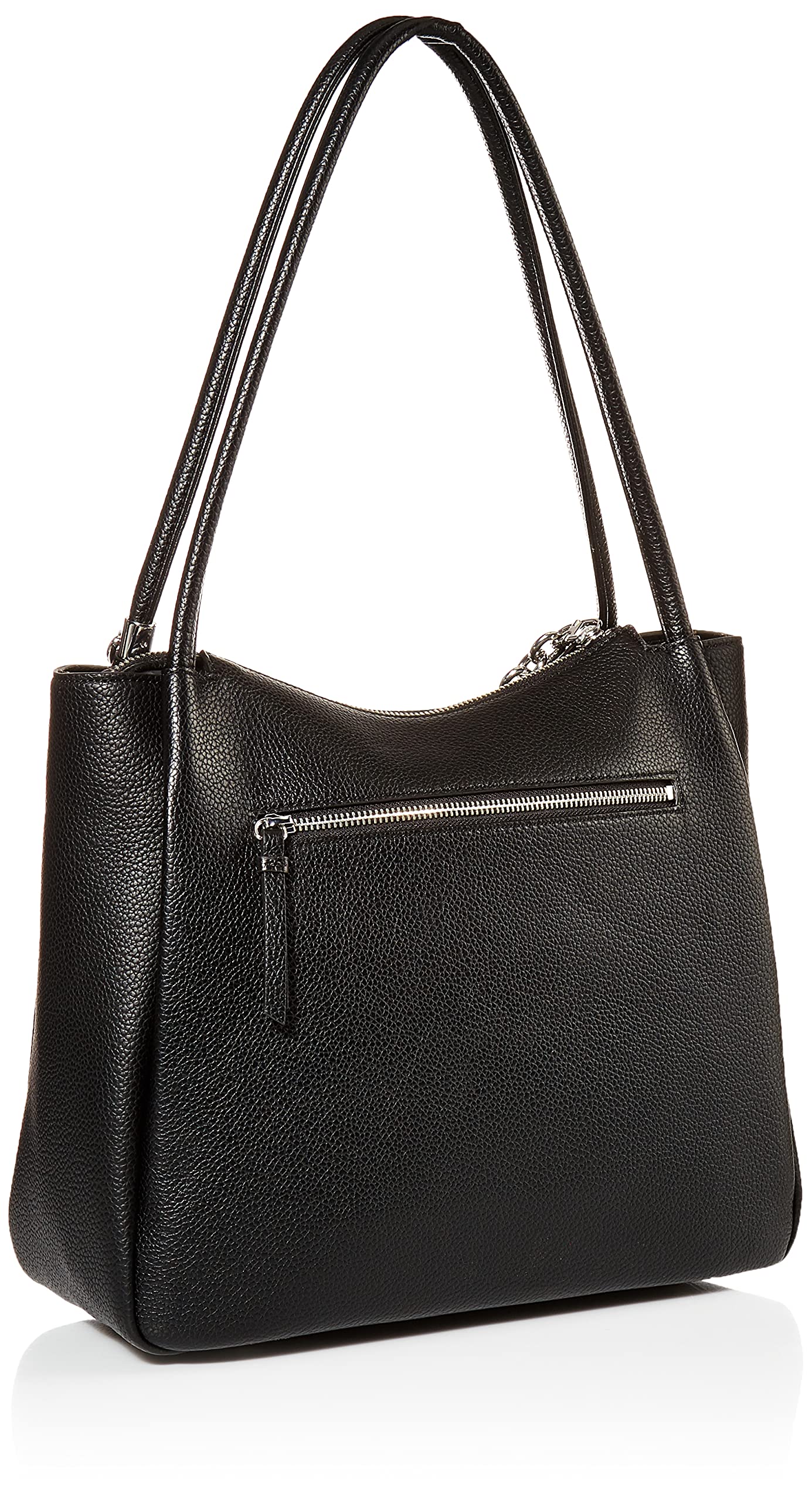 Calvin Klein Harley Novelty Tote, Black/Silver