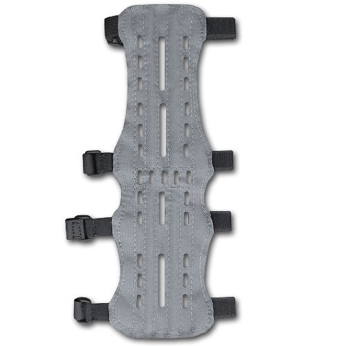 Carol Target Archery Fabric ARM Guard (33cm Long x 9cm Wide) FAG216GRAY.