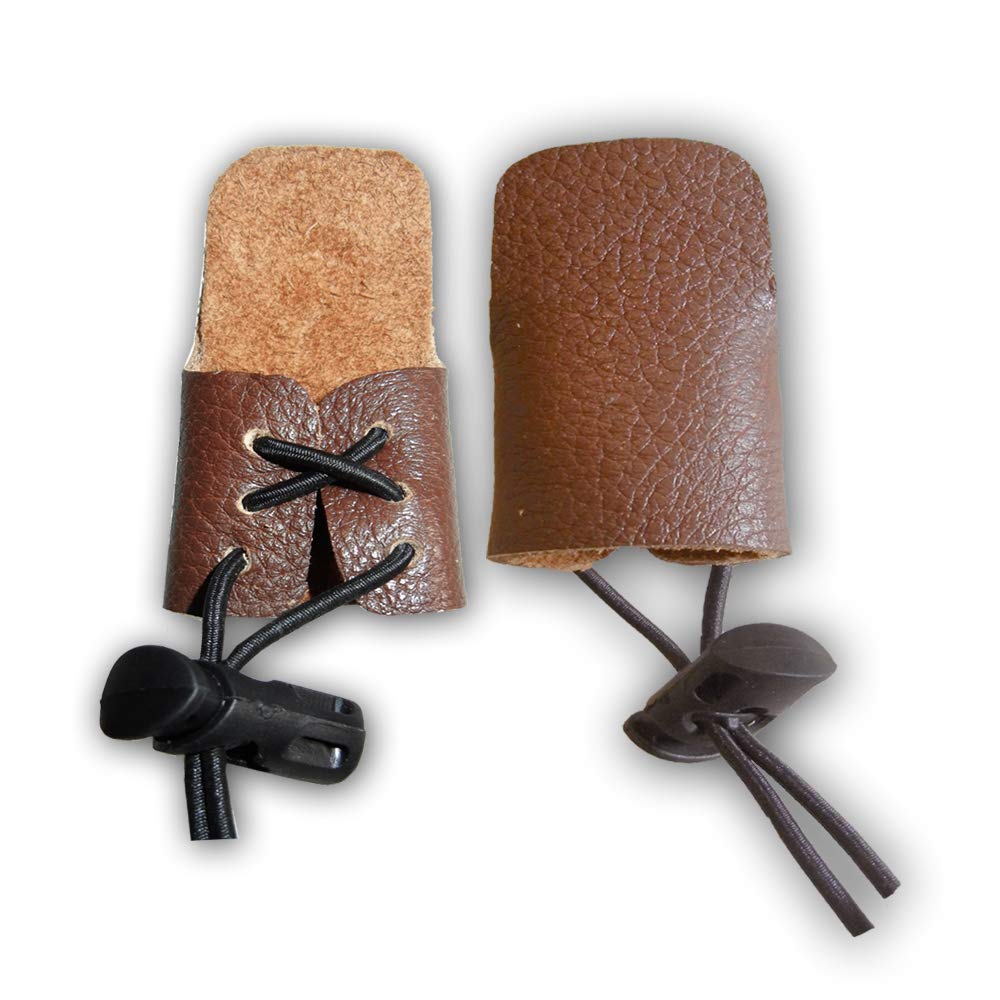 Carol Traditional Archery Leather Thumb Ring LTR-100 Brown