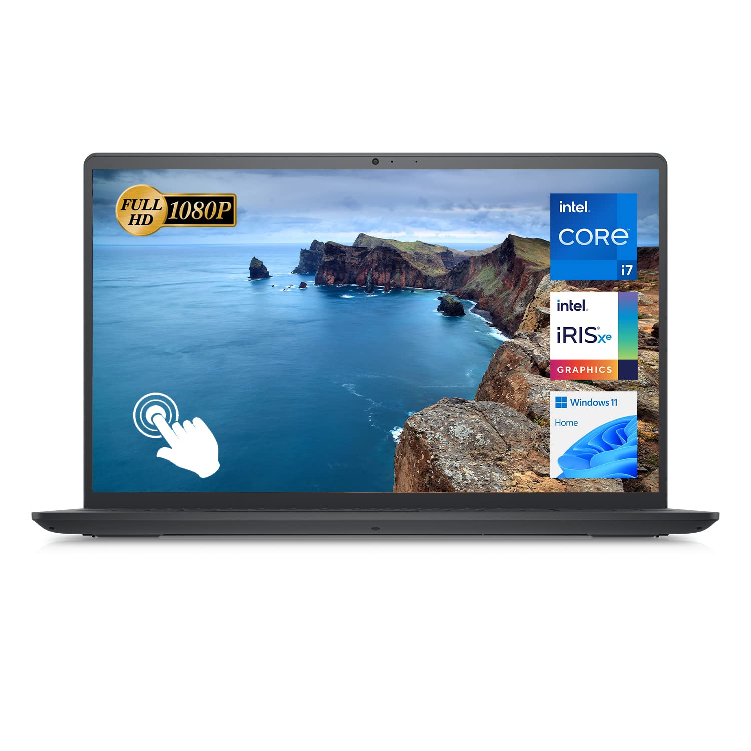 Dell Newest Inspiron 3530 Premium Laptop, 15.6" Full HD Touchscreen, Intel Core i7-1355U, 64GB RAM, 2TB PCIe SSD, Webcam, HDMI, Wi-Fi, Bluetooth, Windows 11 Home, Black
