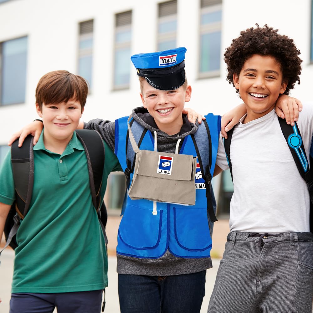 Tigerdoe Mailman Costume - Mr. Postman Costume - Career Day - Occupational Costume - 3 Pc Dress Up