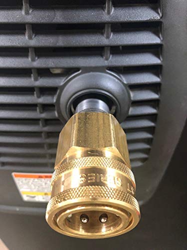 GenExhaust Compatible with Honda EU2200i/EU2000i Generator 1-1/2" Quick Disconnect Silicone Exhaust Extension 5 Foot Length