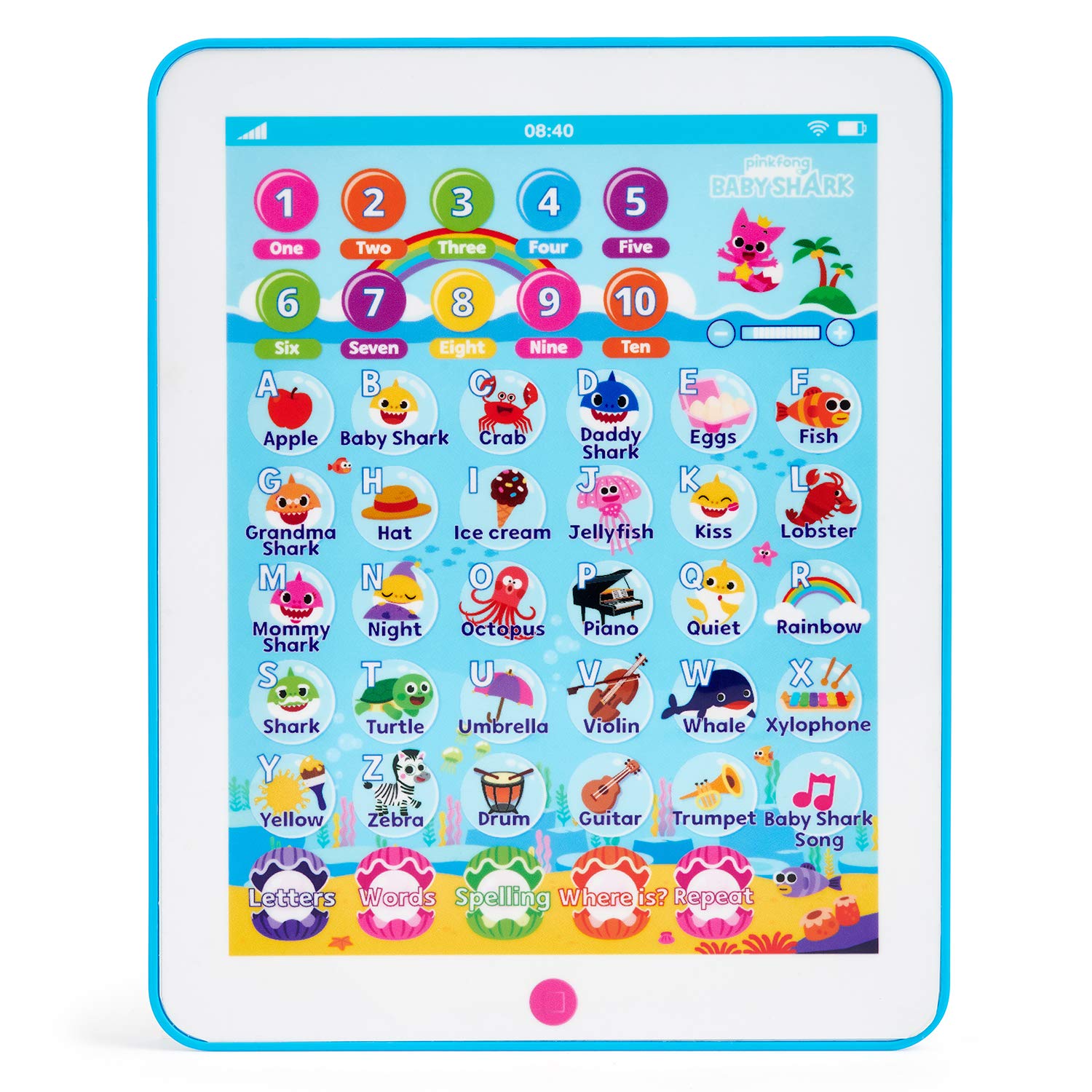 WowWee Pinkfong Baby Shark Tablet - Educational Preschool Toy