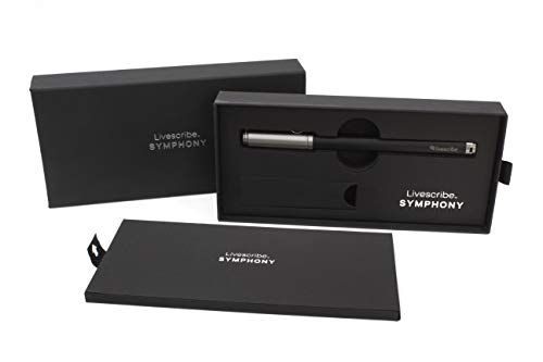Livescribe Symphony Smartpen Digital Pen – Compatible with iOS, Android, Smartphones, Tablets (Latest Version), Black