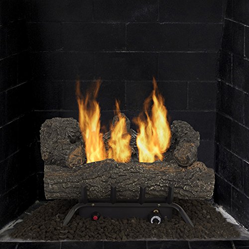 Pleasant Hearth VFL2-SO18DT 18" Southern Oak Vent Free Gas Log Set 30,000 BTU's