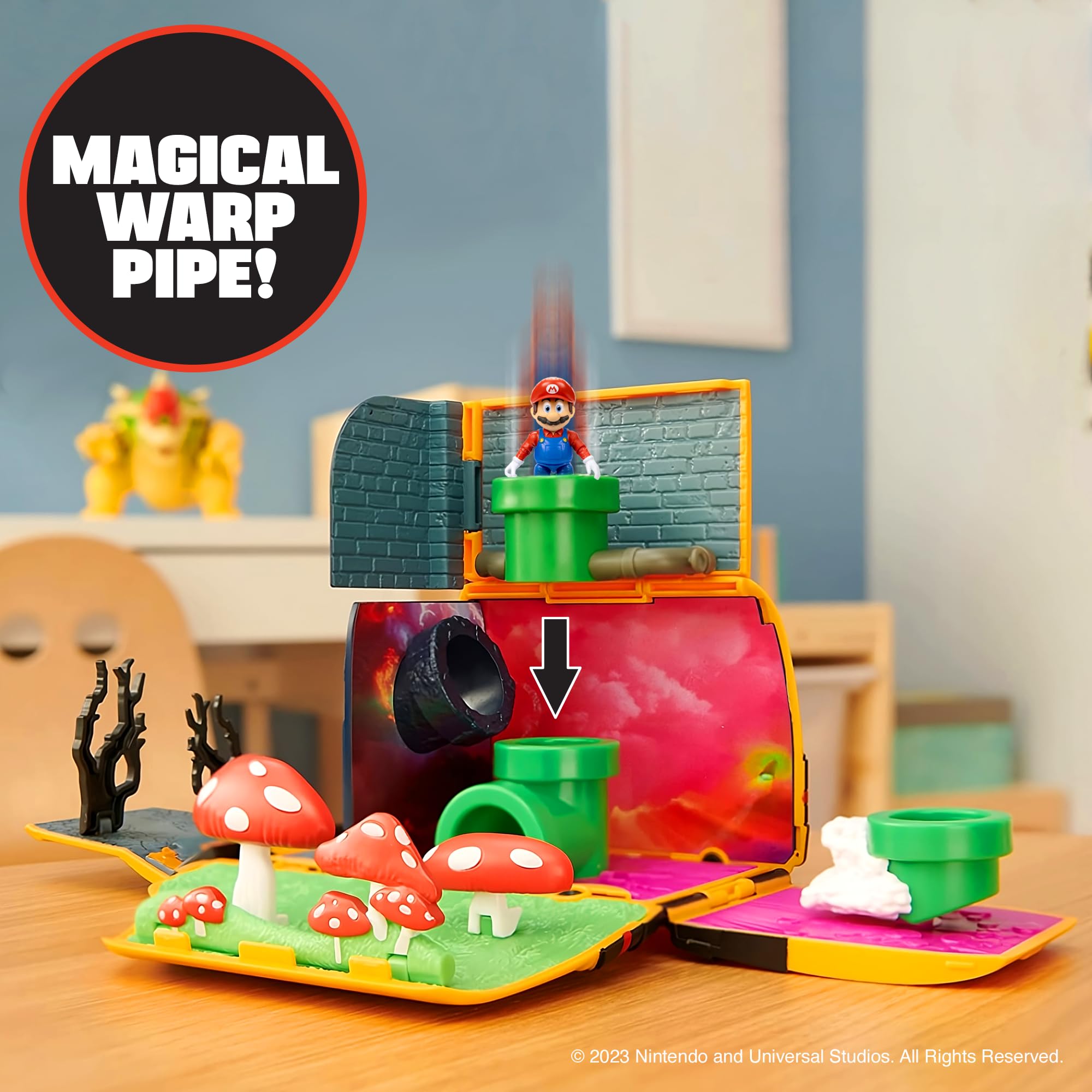 THE SUPER MARIO BROS. MOVIE β Van Playset with 1.25β Mini Mario Figure