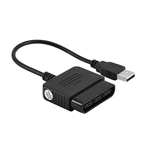 Tihebeyan Controller Adapter, PS2 to PS3 Controller Adapter for Sony PS2 Controller to USB Adapter Converter for PS3 & PC