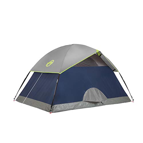 Coleman 2-Person Sundome Tent (Navy) and Coleman Premium Tent Kit