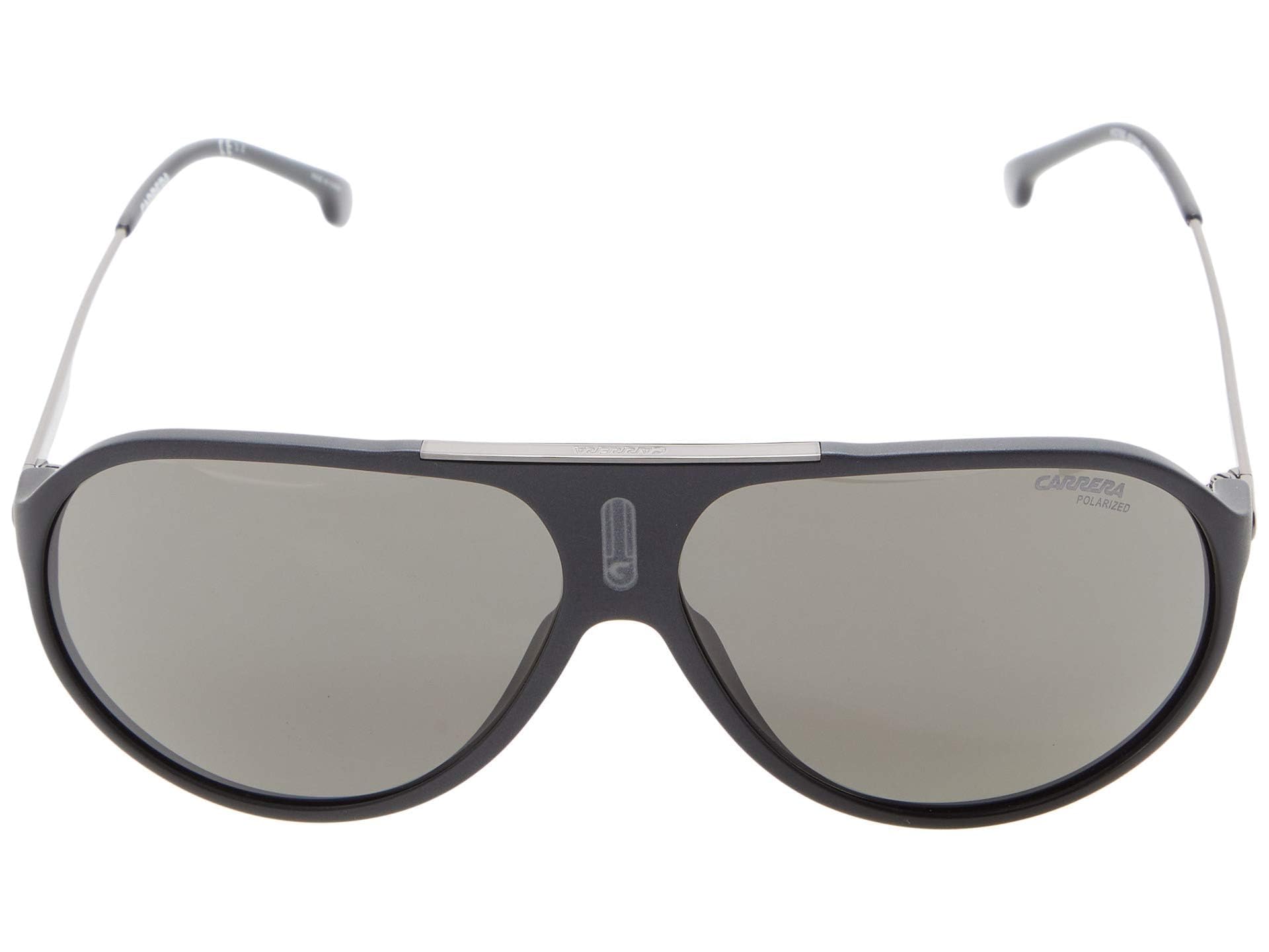 Carrera Women's Hot65 Pilot Sunglasses, Black/Polarized Gray, 63mm, 11mm