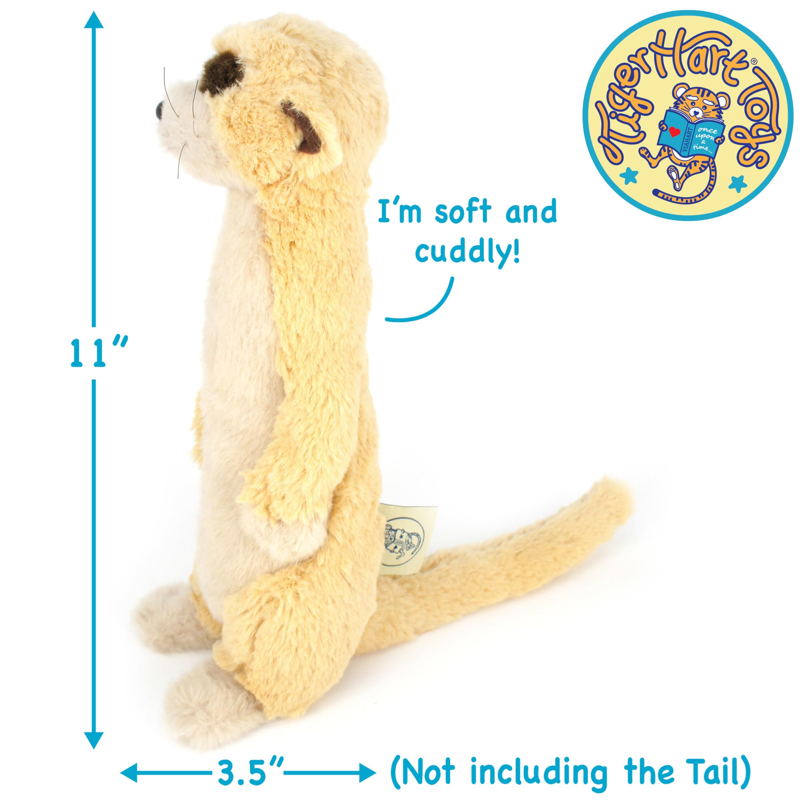TigerHart Mimi The Meerkat - 10 Inch Stuffed Animal Plush