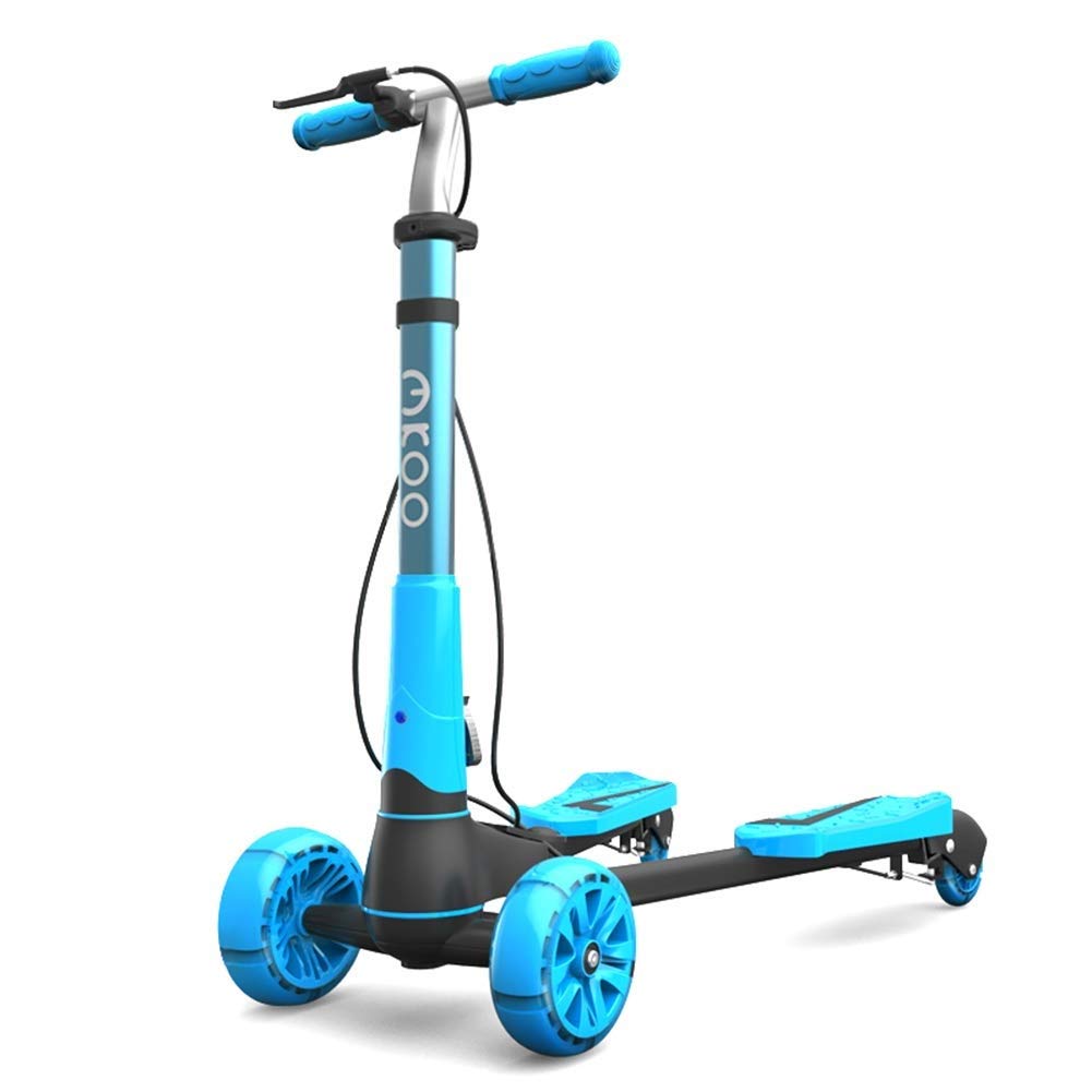 Ygqtbc Scooter for Kids, Kick Scooter with 3 Wheel Scooter for Toddlers Girls & Boys, Safe Lean to Steer with PU Flashing Wheels for Foldable, Adjustable Handles & Lightweight Construction
