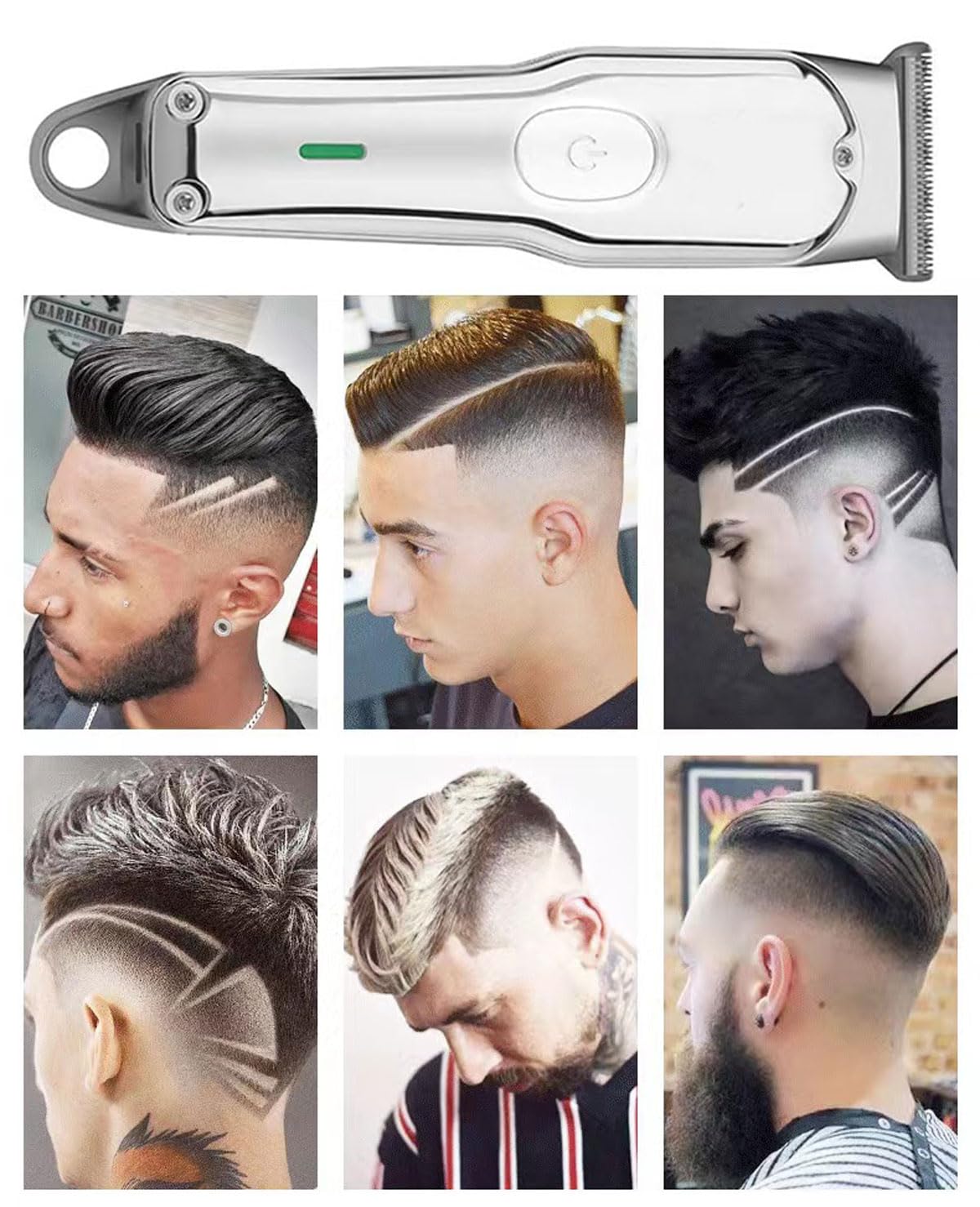 Electric Razor for Men, Electric Shavers for Men Electric Shavers Wet & Dry Use Rechargeable Shavers for Men IPX7 Waterproof with Nose Trimmer Sideburns Trimmer.