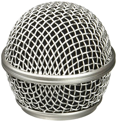 Performance Plus M58S Mesh Grill Replacement for Shure SM58-Original Brushed Nickel