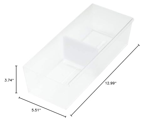 Like-It | CSP-11 | Drawer Organizer | Lingerie Case | One adjustable divider included | 12.99." × 5.51" × 3.74" | Clear |