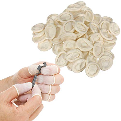 MountainAir β 250 Pcs Finger Cots - Disposable Finger Protectors - Rubber Finger Covers for Finger Tips - Electronic Repairs and More β Fingertips Protective Gloves Disposable Guards - Medium