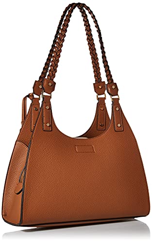 Calvin Klein Shelly Novelty Satchel, Caramel