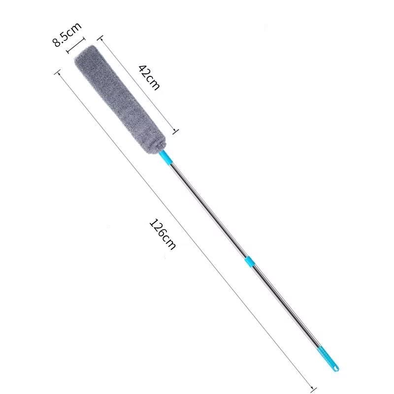 Extendable Duster, Duster with Extension Pole, for Wet and Dry for Cleaning Ceiling Fan, High Ceiling, Blinds, Furniture, Cars