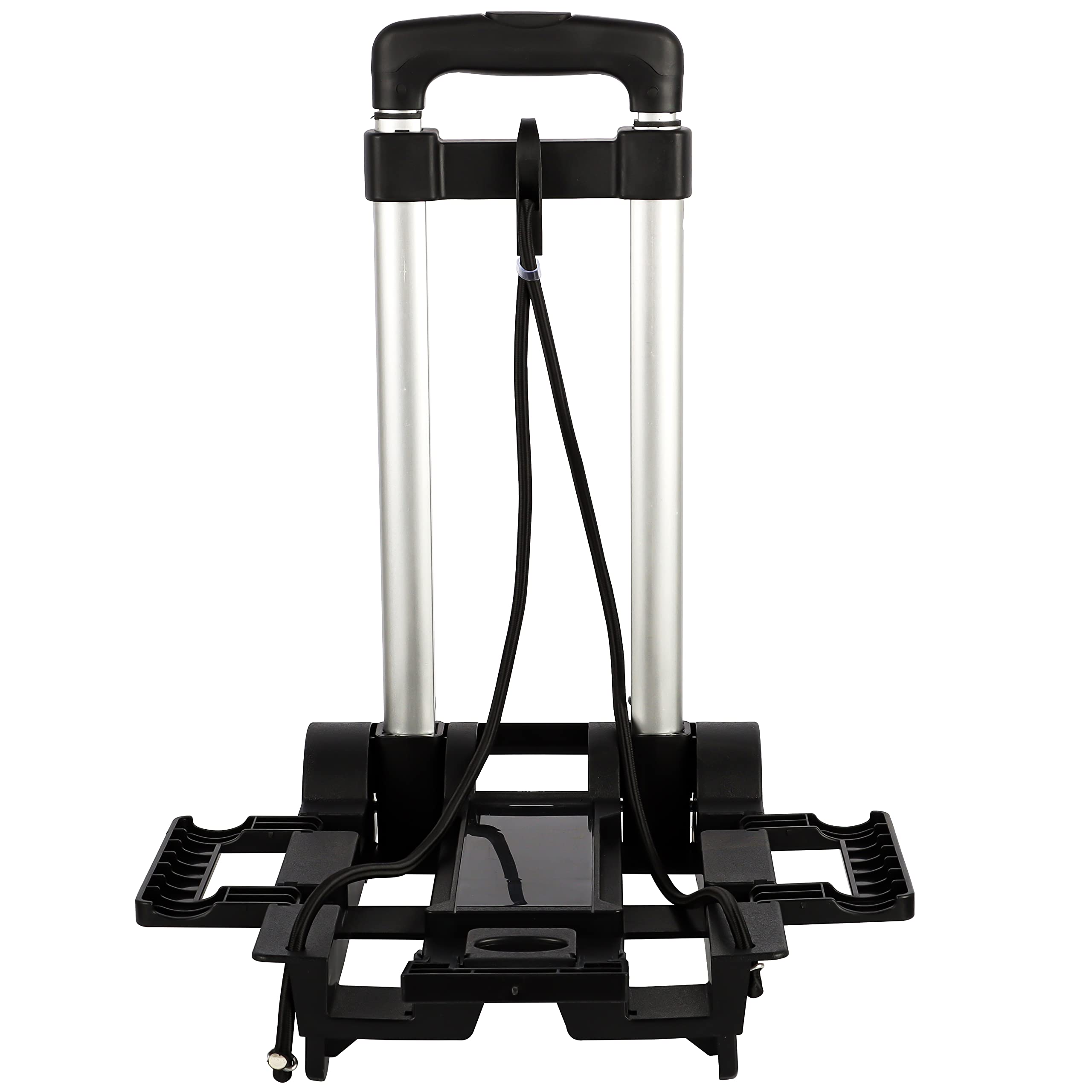 Folding Hand Truck Capacity Aluminum Alloy Portable 2 Wheels Mini Cart for Home Office Shopping Travel Use Compact Light Weight2