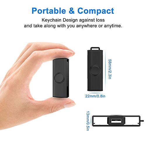 MTAKYI Portable USB CAC Smart Card Reader,DOD Military Common Access Card Adapter(CAC/Electronic ID Card/IC Bank/Health Insurance Card Compatible with Windows XP/Vista /7/8/11, Mac OS