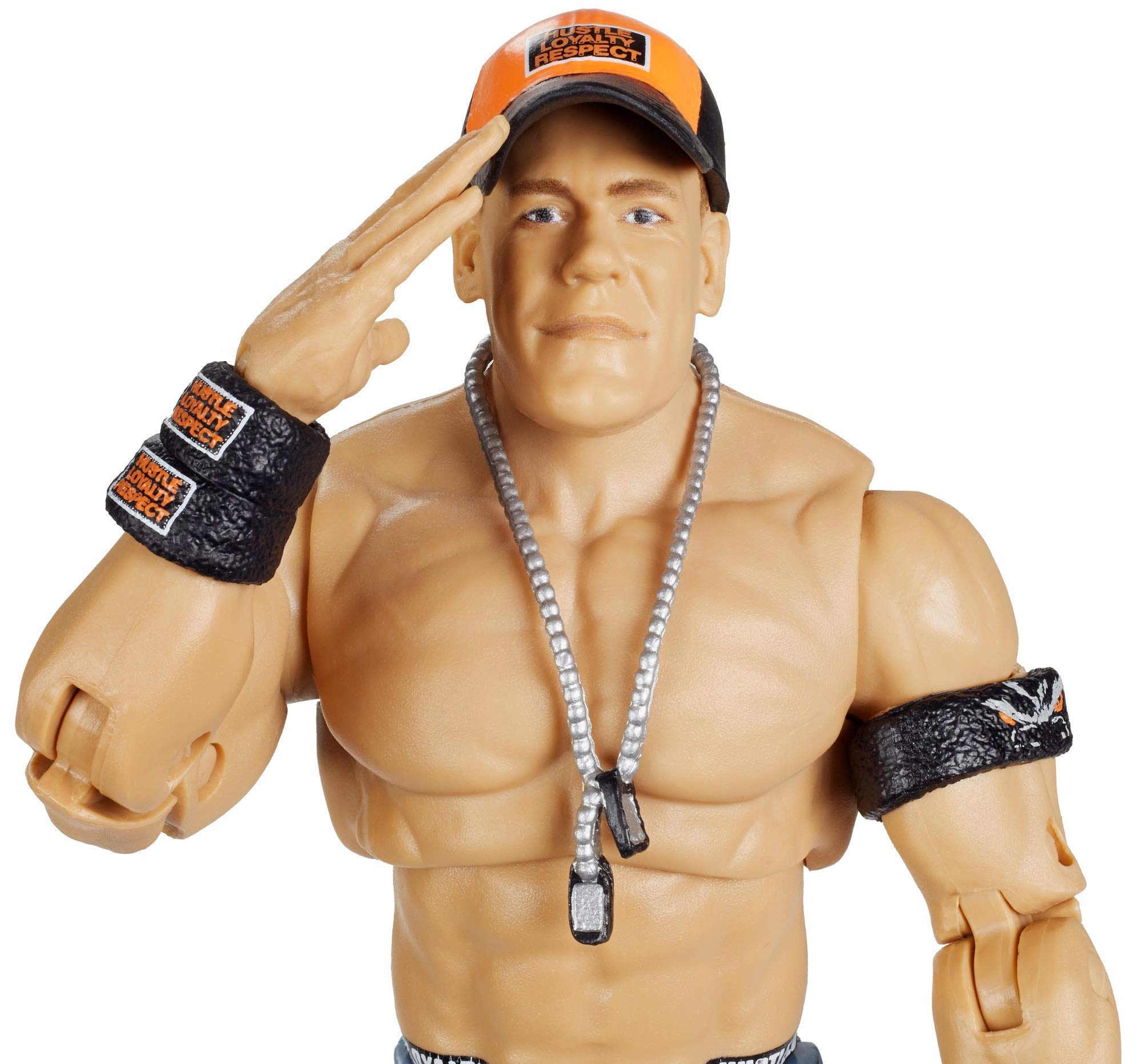 WWE John Cena Ultimate Edition Wave 5 Multiple-Pose 6-inch Action Figure, for 8 years and up, with Entrance Gear, Extra Heads & Swappable Hands