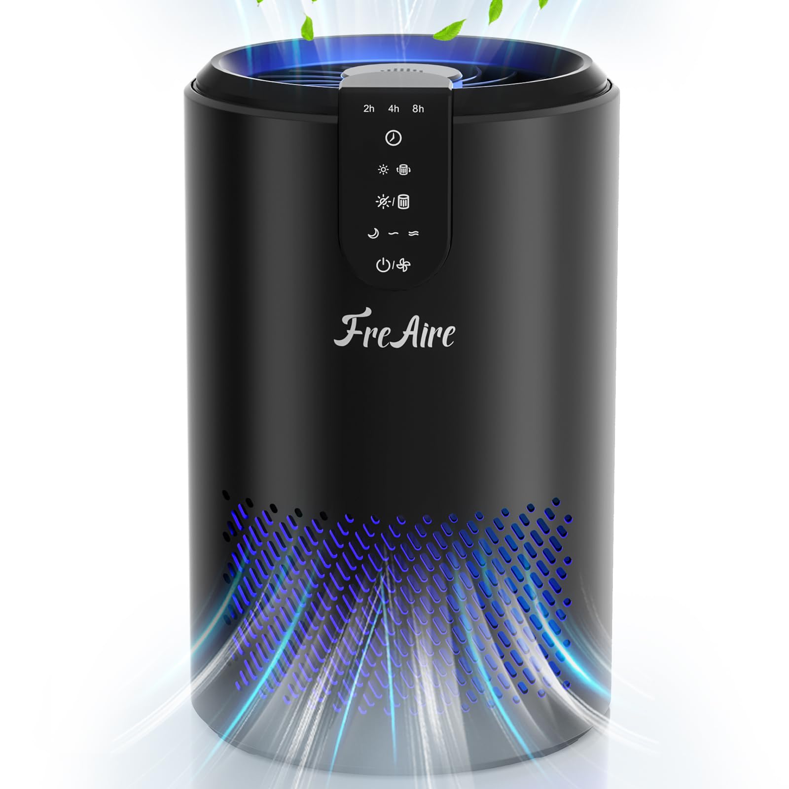 FreAire Air Purifier for Home, Air Purifiers for Bedroom Up to 538 Ft²/h, Small Air Purifier with 3-in-1 Filter for Smoke Pet Dander Odors with Sleep Mode Timer Fragrance for Bedroom Office Kitchen