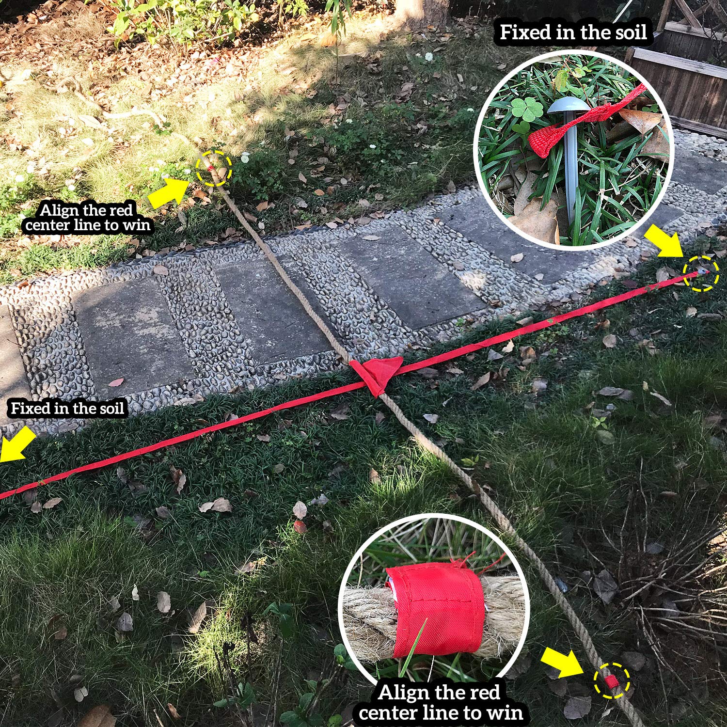 YOOBE Tug of War Rope Set for Adults or Kids Outdoor Sports Activities
