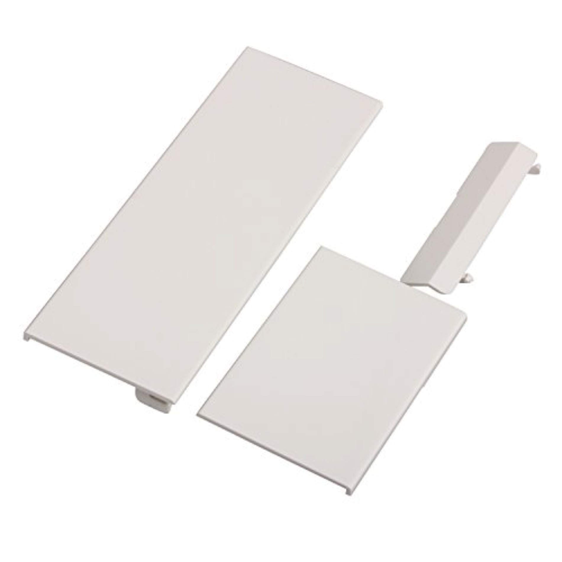 Pack of 10 - 3-Piece Replacement Door Slot Cover Lid Set for Nintendo Wii Console System
