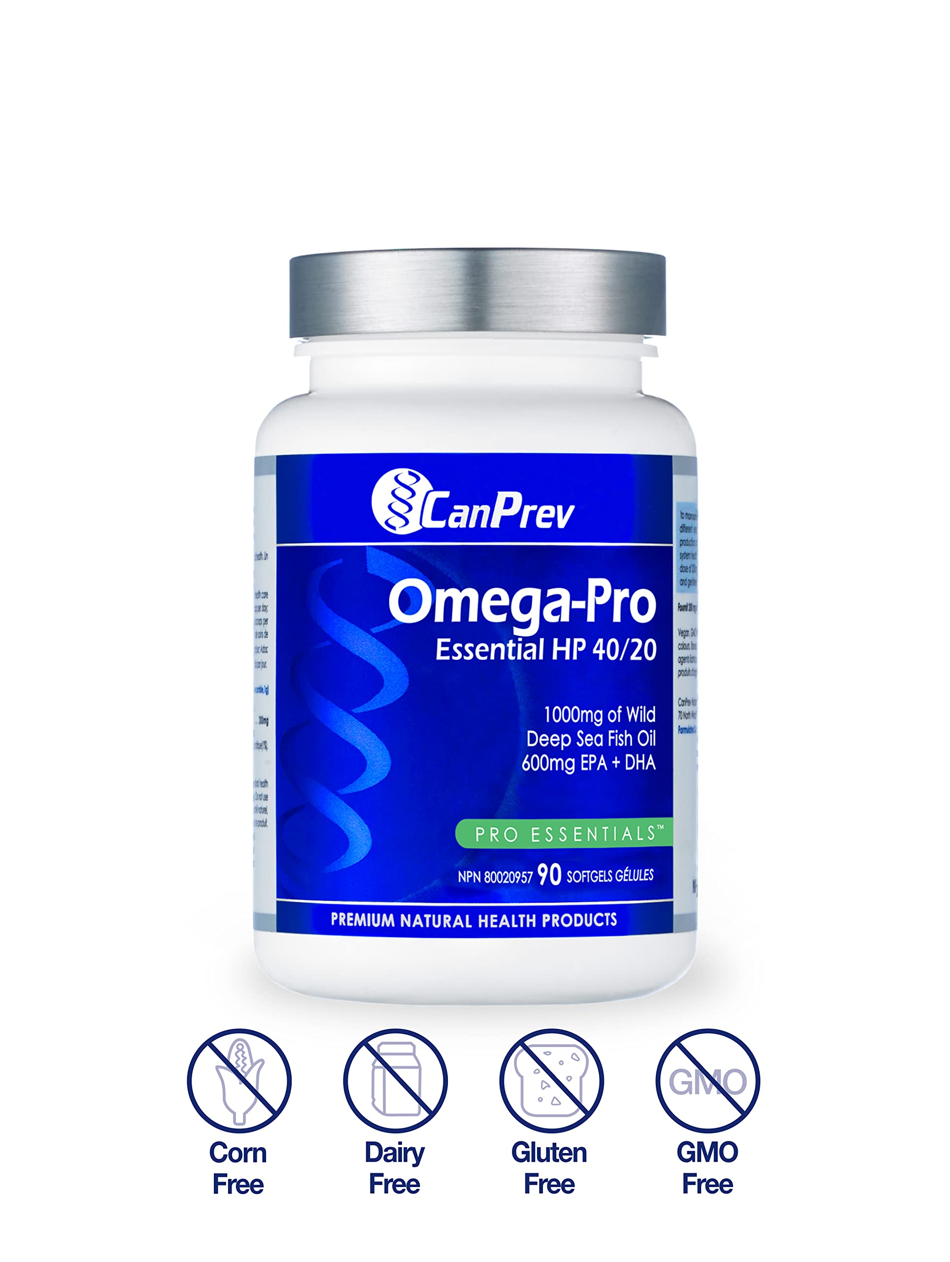 CanPrev Omega-Pro Essential HP 40/20 Softgels, 90 Count