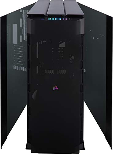 Corsair Obsidian Series 1000D Super-Tower Case, Smoked Tempered Glass, Aluminum Trim, Integrated Commander PRO fan and lighting controller