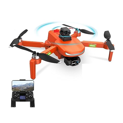 RKSTD 4K Camera GPS RC Drone For Adults, RC Quadcopter, Auto Return, Brushless Motor, Circle Flight, Waypoint Flight, Altitude Hold, Headless Mode, 360° Obstacle Avoidance