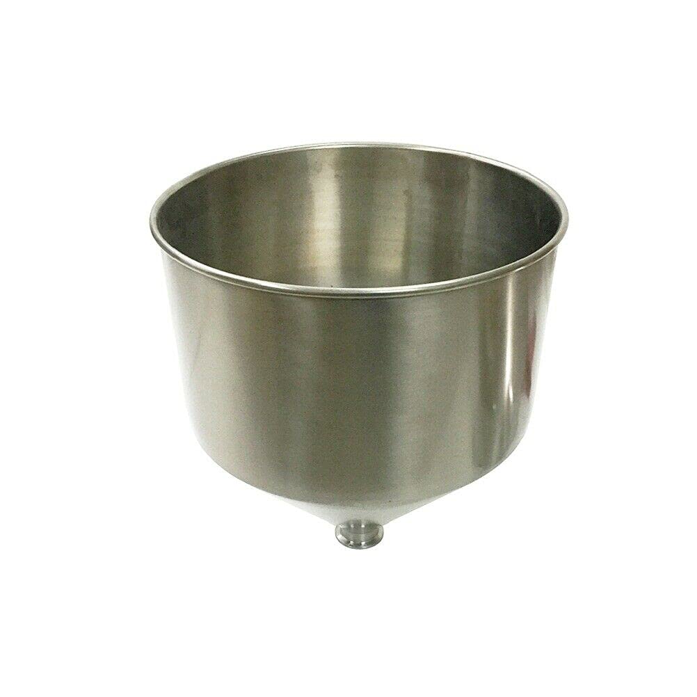 YOU LIAN Hopper for Paste Filling Machine 304 Stainless Steel Hopper for Liquid&Paste (30L)