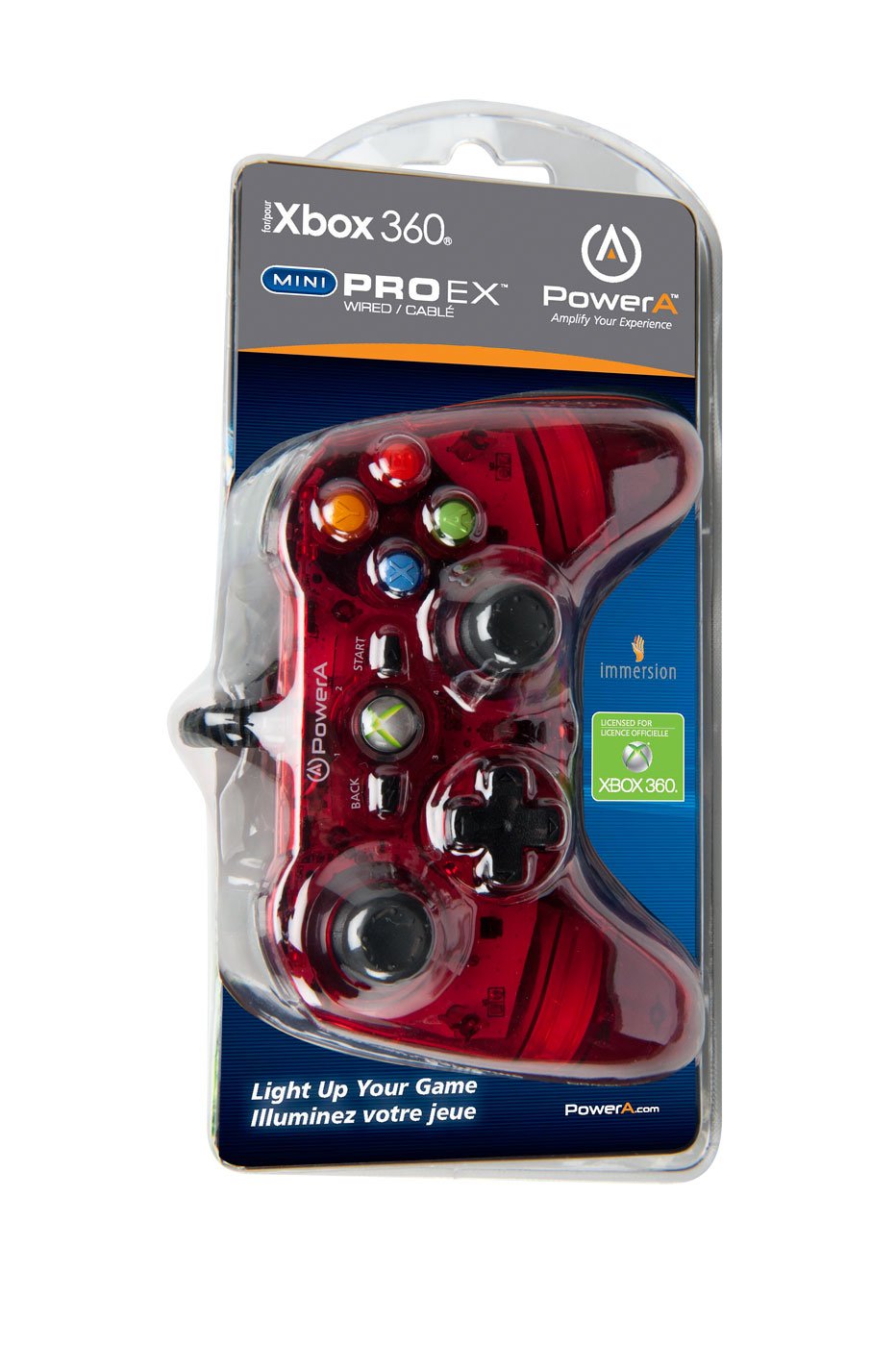 PowerA Mini Pro EX Wired Controller for Xbox 360 - Red