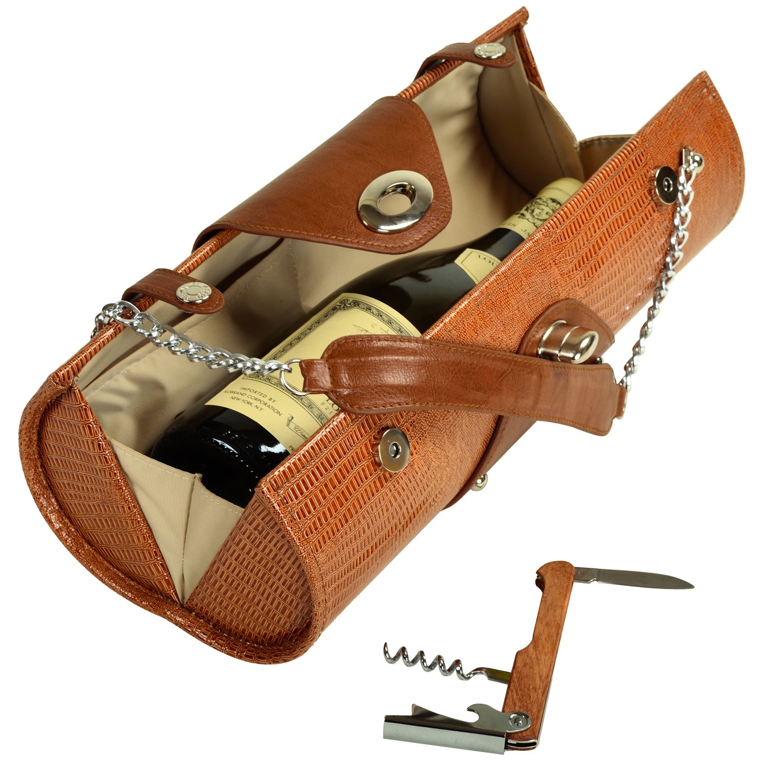 Picnic at Ascot Wine Purse - Lizard