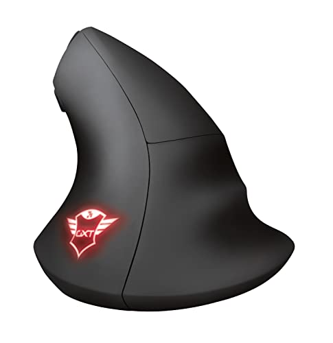 Trust Gaming GXT 144 Rexx Vertical Ergonomic Gaming Mouse, 250-10,000 DPI, 6 Buttons, Black