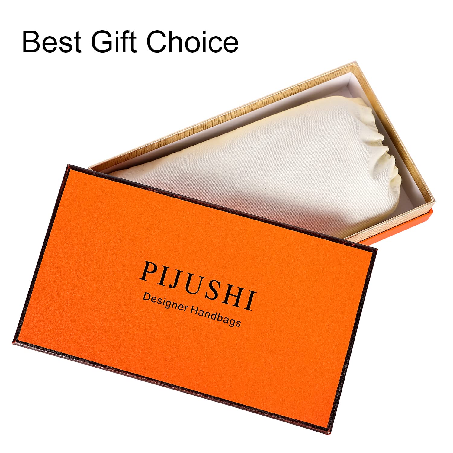 PIJUSHI Leather Wallets For Women Floral Wristlet Wallet Card Holder Purse (91853 Red)