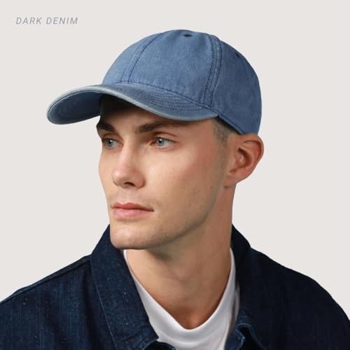CHOK.LIDS Everyday Premium Dad Hat Unisex Cotton Baseball Cap for Men and Women Adjustable Lightweight Polo Style Curved Brim (Black.)