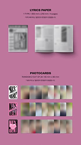 JYP Entertainment Stray Kids - MAXIDENT [GO ver.(Limited Edition)] Album+Pre-Order Benefit (DK1022),Pink