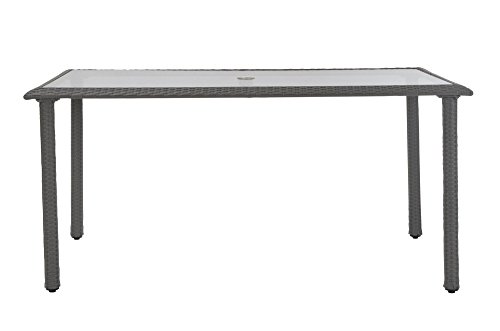 Cosco 88598GBLE Lakewood Ranch Dining Table, Gray, Blue