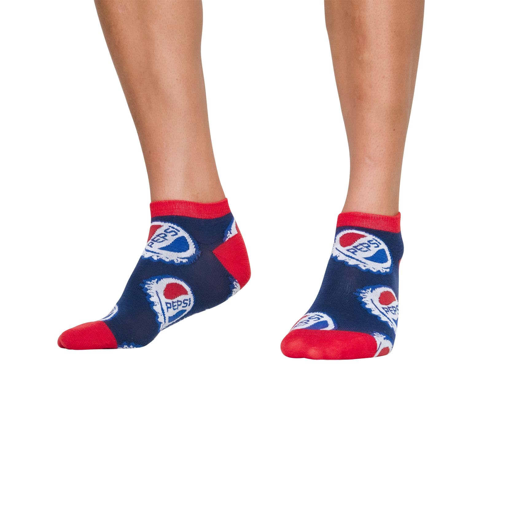 CRAZYBOXER Crazyuniverse Men's Novelty Socks Pepsi Men's Fun Dress Socks Crazy Funny Casual Low Cut Socks for Men