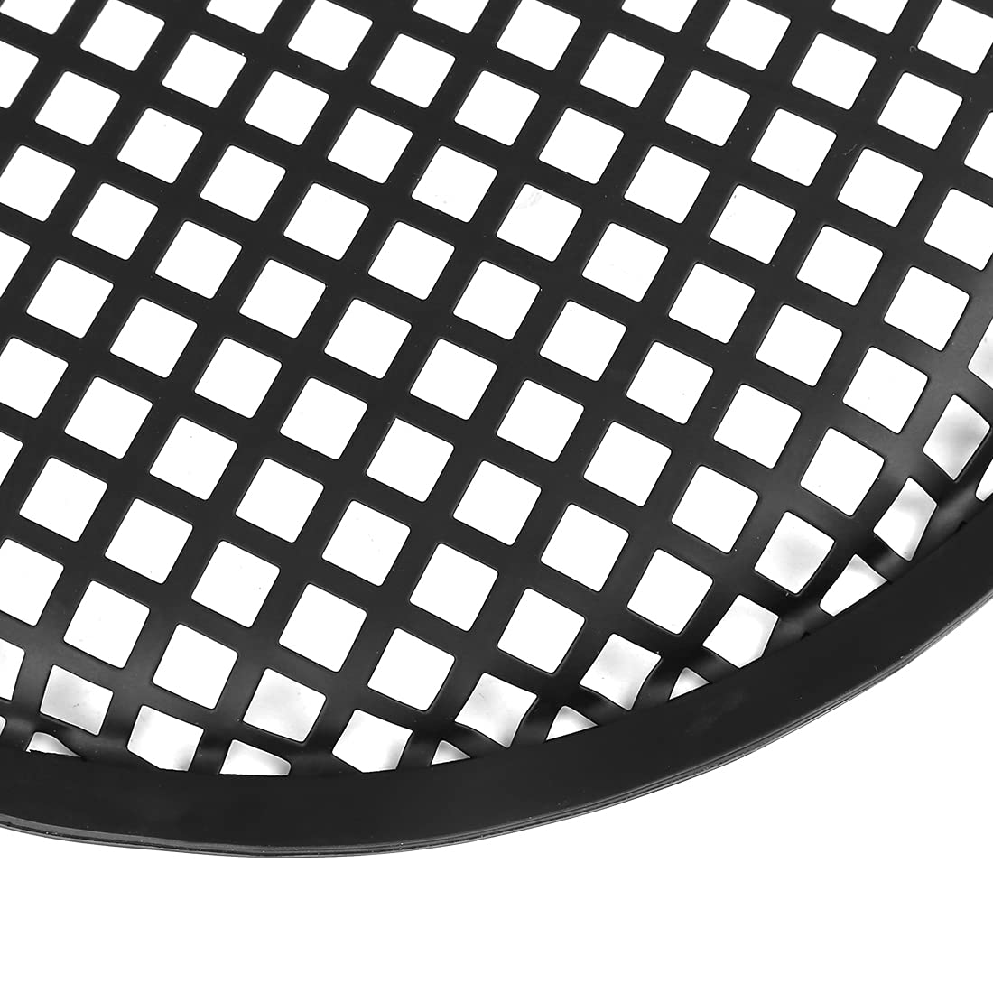 X AUTOHAUX 2pcs 10 Inch Black Car Audio Speaker Cover Metal Mesh Subwoofer Grill Horn Guard