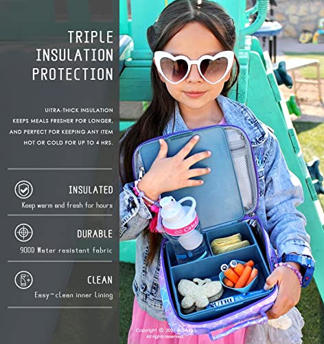 mibasies Mermaid Lunch Bag and Backpack for Girls