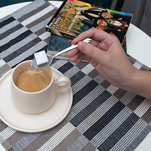 Demitasse Espresso Spoons Stainless Steel Coffee Spoons for Home, Cafe, Restaurant, Set of 12, Thanksgiving Gift