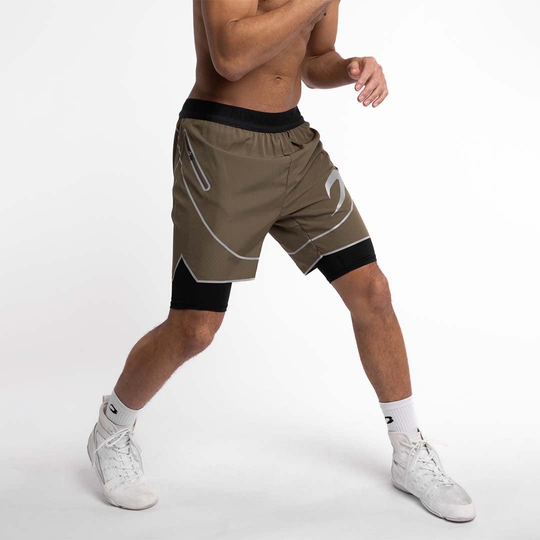 Creed Wilde 2-in-1 Shorts (Green - L)