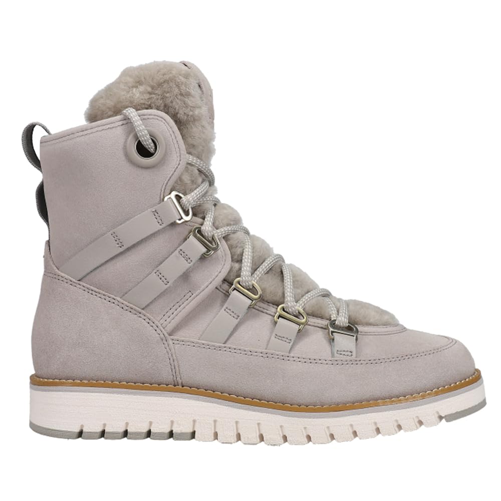 Cole Haan Womens Zerogrand Luxe Water Resistant Hiker Casual Boots - Grey - Size 6.5 B