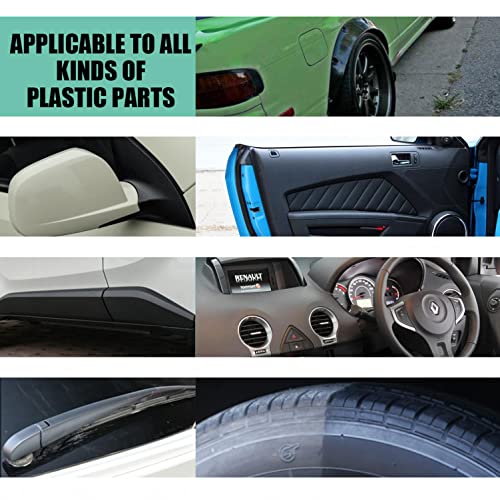 Plastic Revitalizing Coating Agent, 30/50ML Nano Plastic Refreshing Coating, Plastic Parts Refurbish Agent for Car, Plastic Parts Retreading Agent Automotive Interior Cleaning Agent (50ml-1pc)