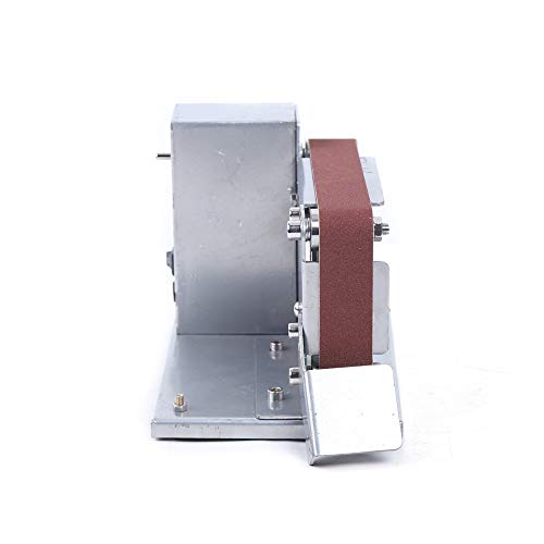 Electric Grinder Belt Sander Machine, 110V Desktop Polisher DIY Grinding Machine Mini Polishing Belt Sander 795 Motor